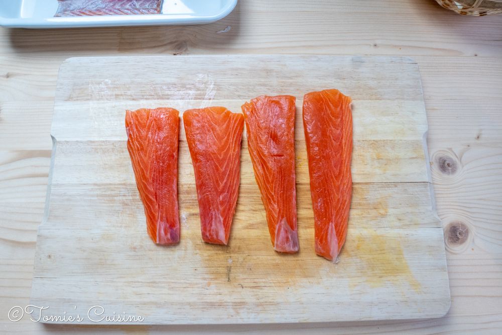 Salmon Nanbanzuke (marinated fried salmon) recipe